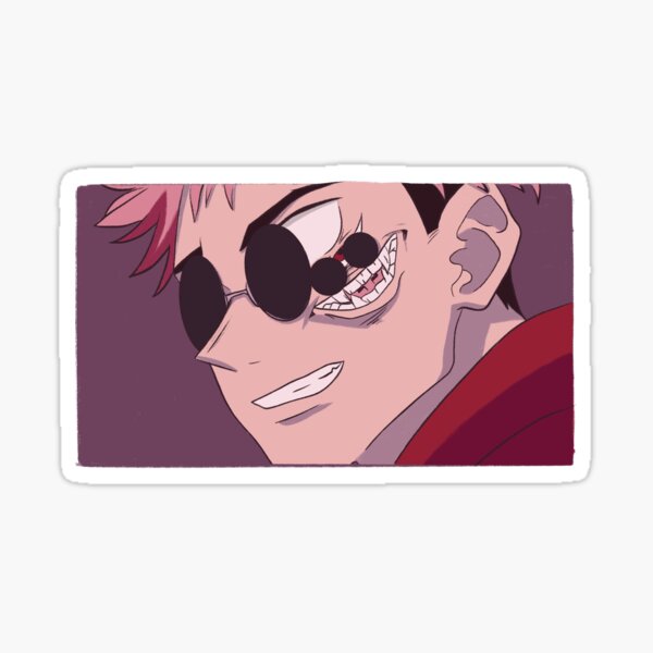 "Manga Panel Yuji JJK Gojo Sunglasses Sticker 2" Sticker for Sale by ...