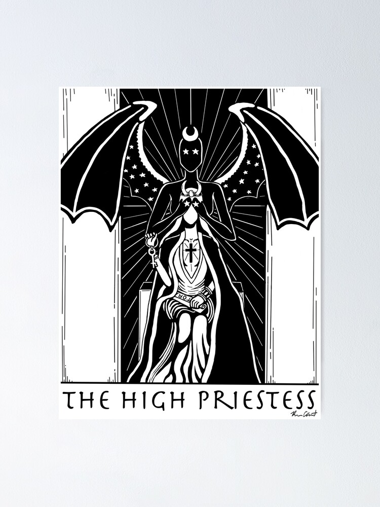 "The High Priestess" Poster for Sale by ArtofRein | Redbubble