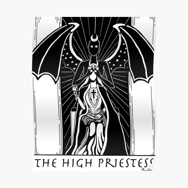 "The High Priestess" Poster for Sale by ArtofRein | Redbubble