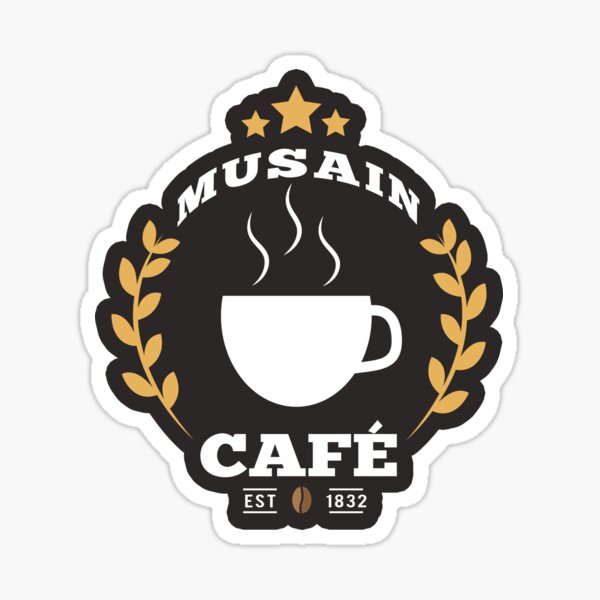"Cafe Musain (1)" Sticker for Sale by byebyesally | Redbubble