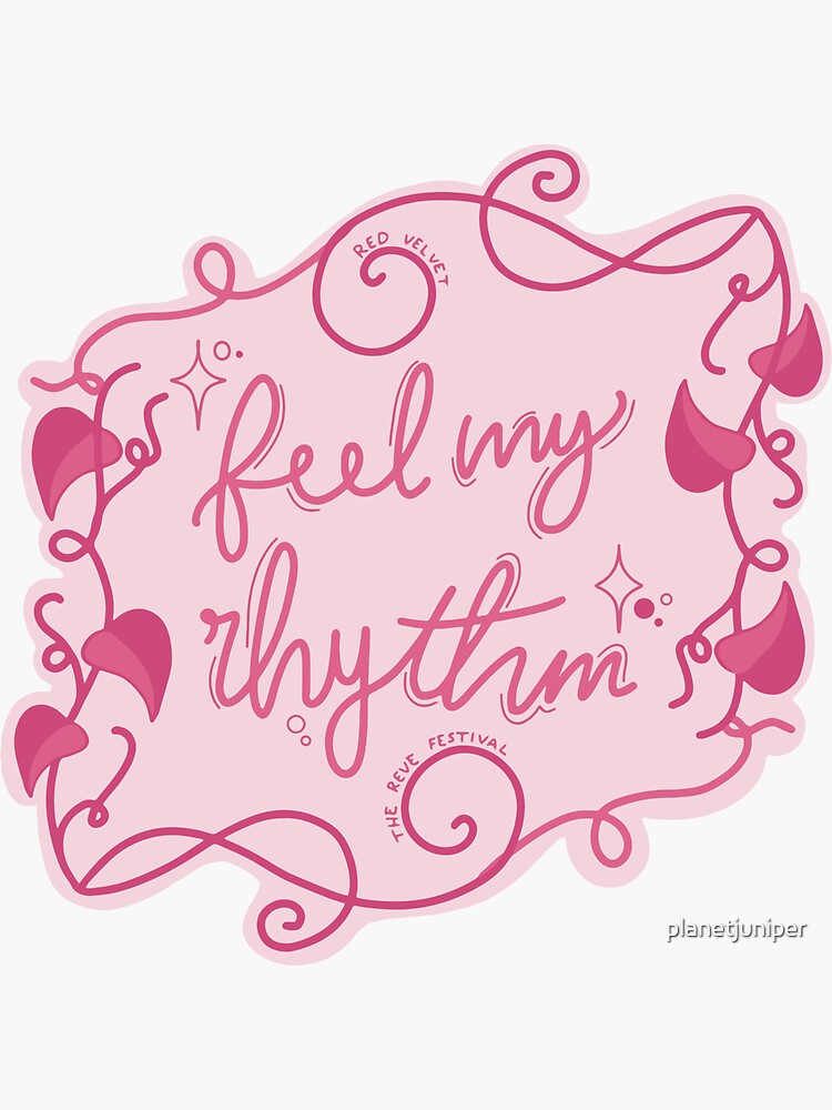 "Red Velvet Feel My Rhythm Illustration " Sticker for Sale by ...