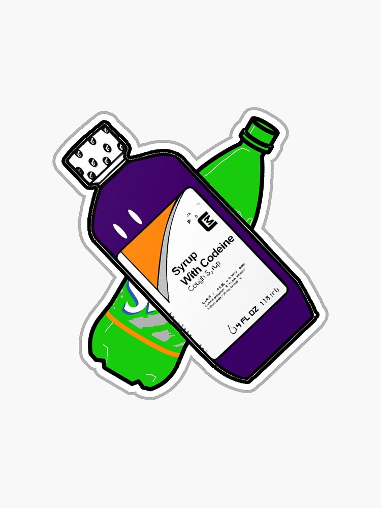 "Purple Lean X Sprite" Sticker for Sale by mirceaspartan | Redbubble