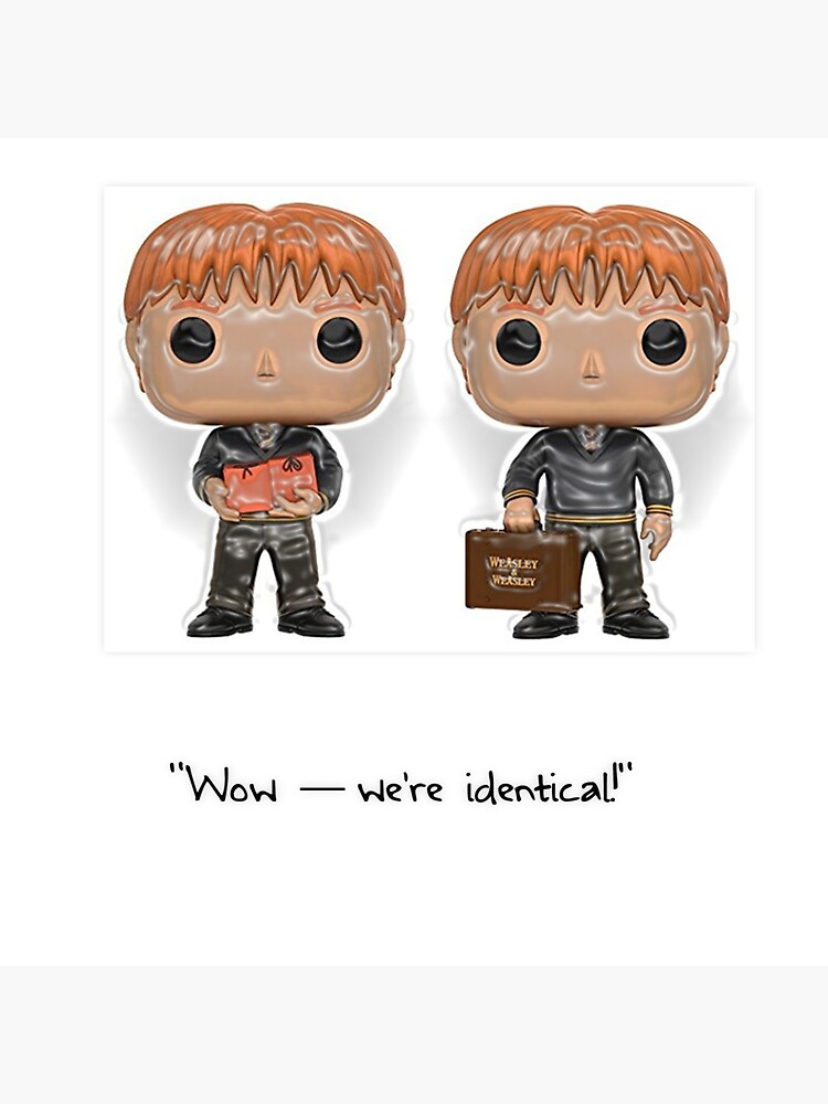 "The Weasley Twins" Sticker for Sale by Hazzdingo | Redbubble