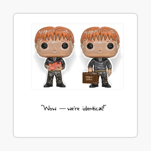 "The Weasley Twins" Sticker for Sale by Hazzdingo | Redbubble