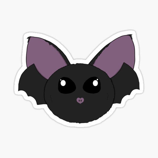 "Cute Bat" Sticker for Sale by MagpieCreates | Redbubble