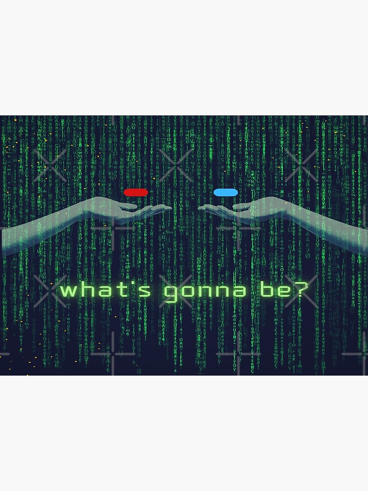 "Matrix - red and blue pill" Poster for Sale by veliborknight | Redbubble