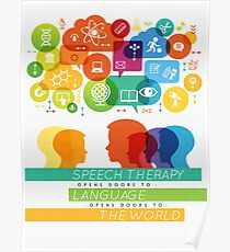 Speech Therapy Posters | Redbubble