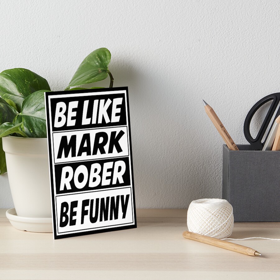 "Mark Rober Meme" Art Board Print for Sale by Fashimation20 | Redbubble