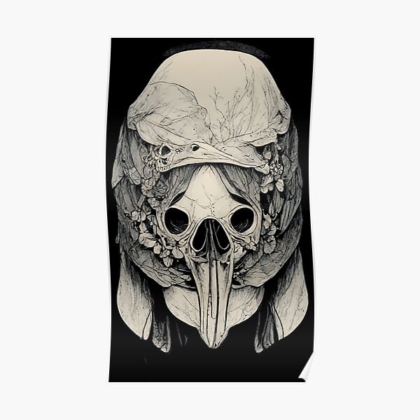 "Plague Mask Nurse" Poster for Sale by harroddesign | Redbubble