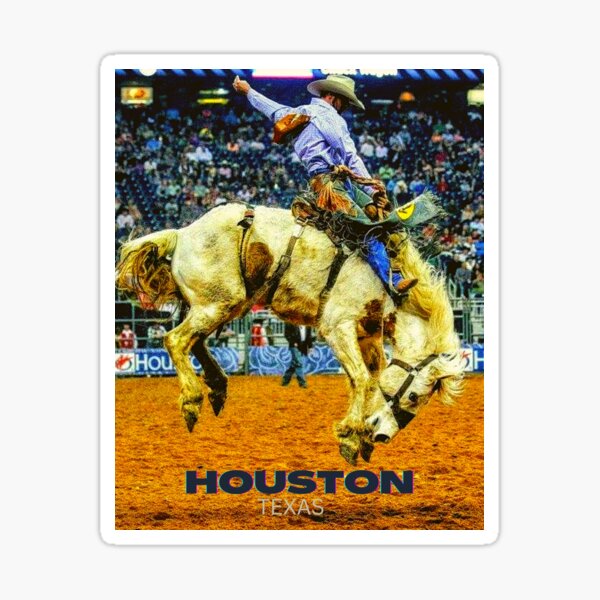 "Houston Texas Vintage Travel Poster | Visit Houston Tourism Poster ...