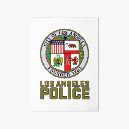"LAPD LOS ANGELES POLICE DEPARTMENT LOGO" Art Board Print for Sale by ...