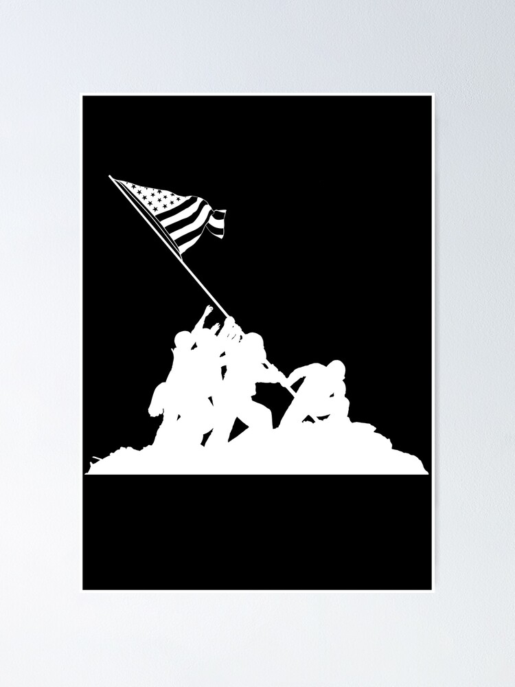 Light Iwo Jima Poster For Sale By Tactical Des Redbubble