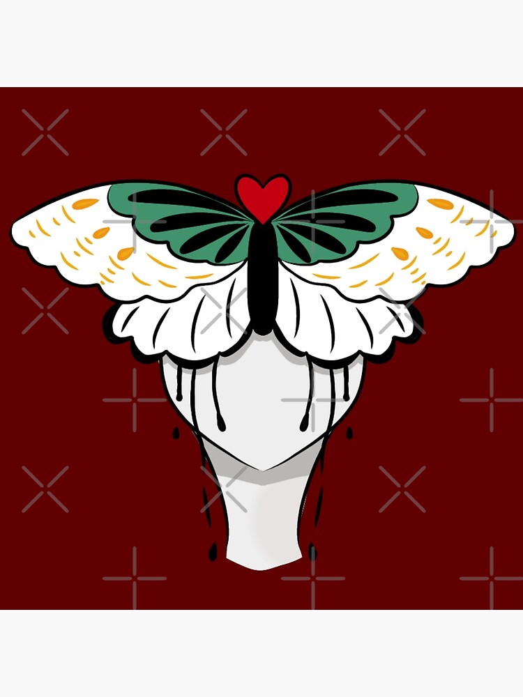 "White Crying Moth Person (inspired and dedicated to Siinamota/Powapowa ...