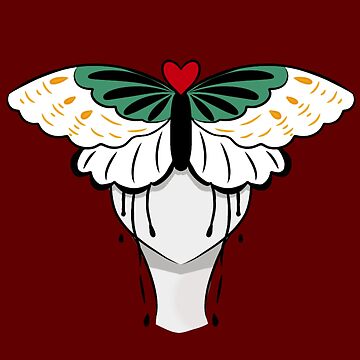 "White Crying Moth Person (inspired and dedicated to Siinamota/Powapowa ...