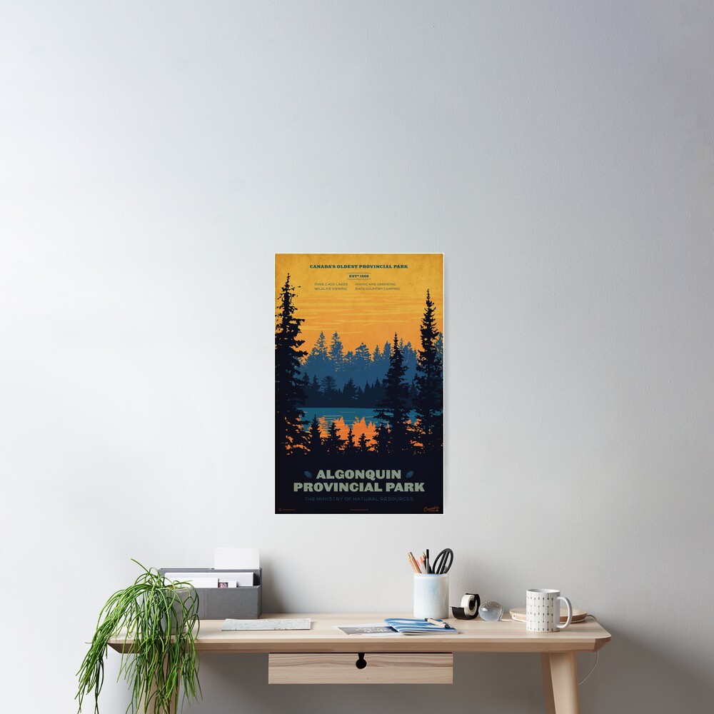 "Algonquin Park Poster" Art Print for Sale by cameronstevens | Redbubble