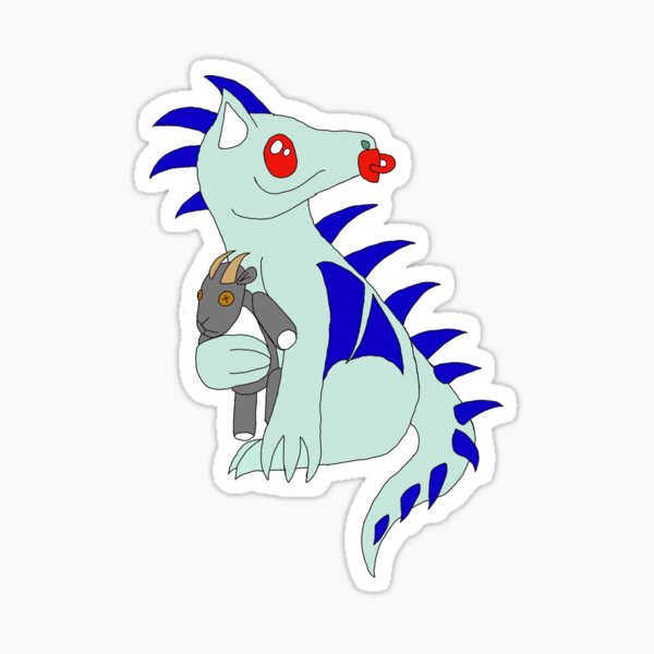 "Cryptid Cuties Baby Chupacabra" Sticker for Sale by Cash4Cryptids ...