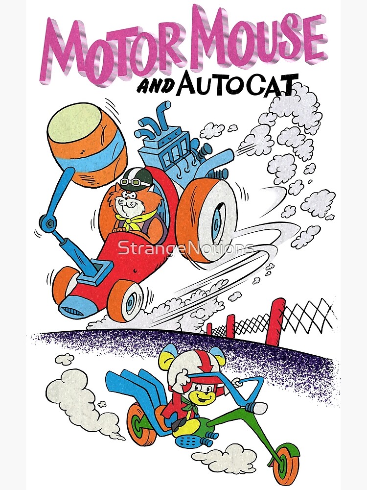 "Tribute to Motor Mouse and Auto Cat Cartoon of the 60s with Characters ...