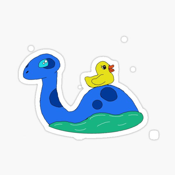 "Cryptid Cuties Baby Nessie" Sticker for Sale by Cash4Cryptids | Redbubble