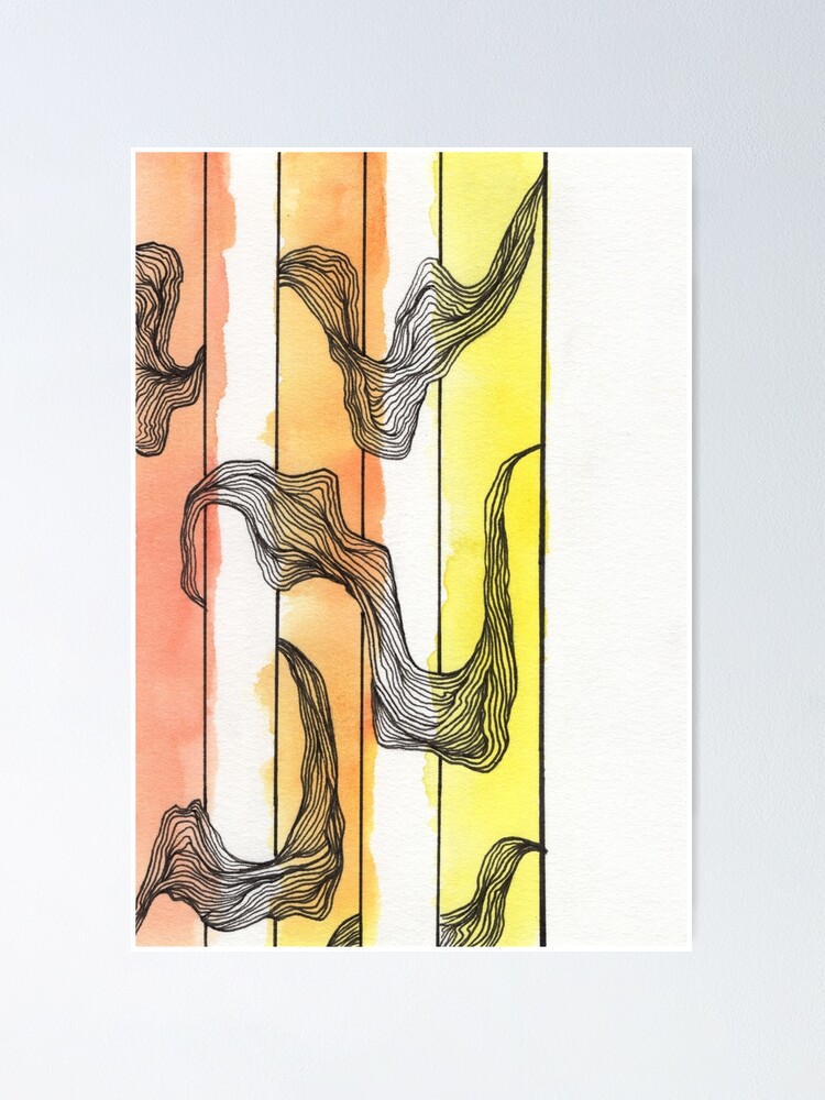 "passing" Poster for Sale by drawingpolpi | Redbubble