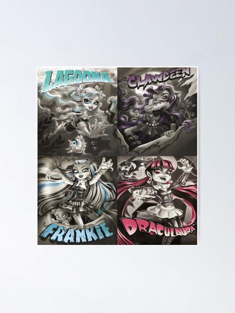 "Monster High Reel Drama" Poster for Sale by Redbubblofficia | Redbubble