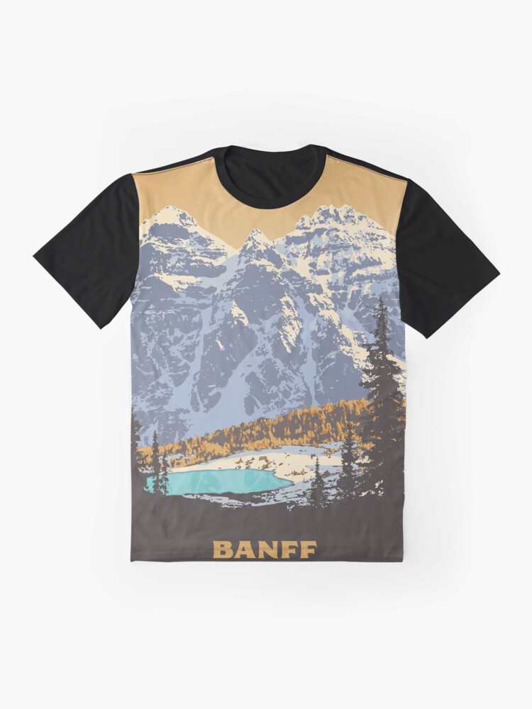 "Banff National Park poster" T-shirt for Sale by cameronstevens ...