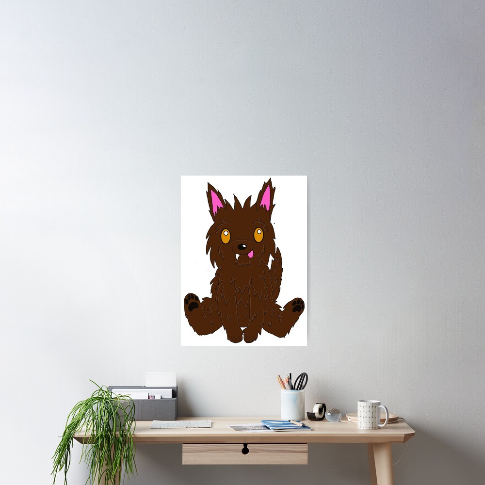 "Cryptid Cuties Baby Dogman" Poster for Sale by Cash4Cryptids | Redbubble