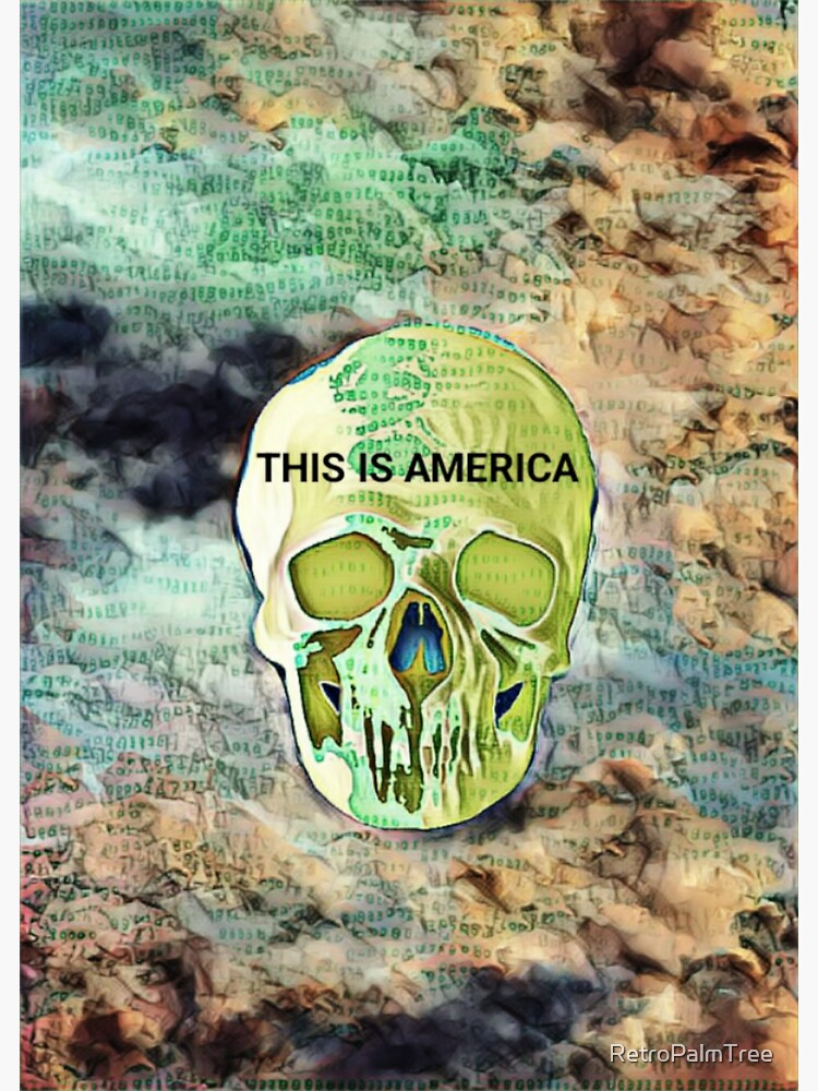 "American Reality " Sticker for Sale by RetroPalmTree | Redbubble