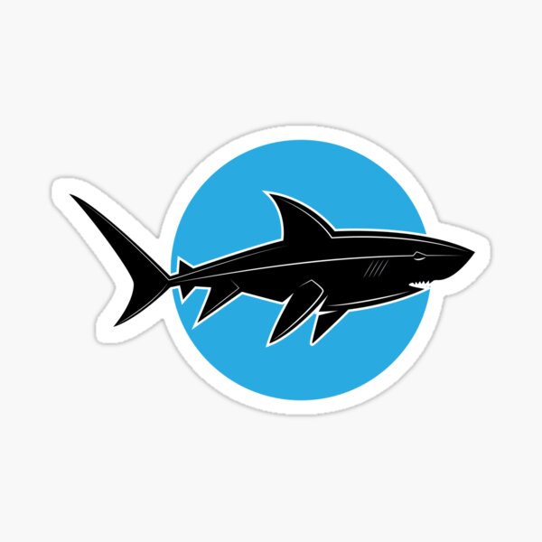 "Shark" Sticker for Sale by YourWorstDesign | Redbubble
