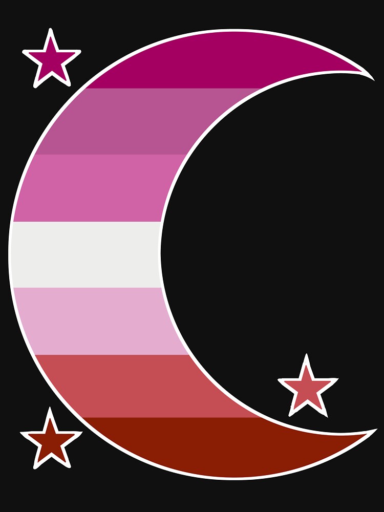 Lesbian Moon T Shirt For Sale By Draikinator Redbubble Lesbian T