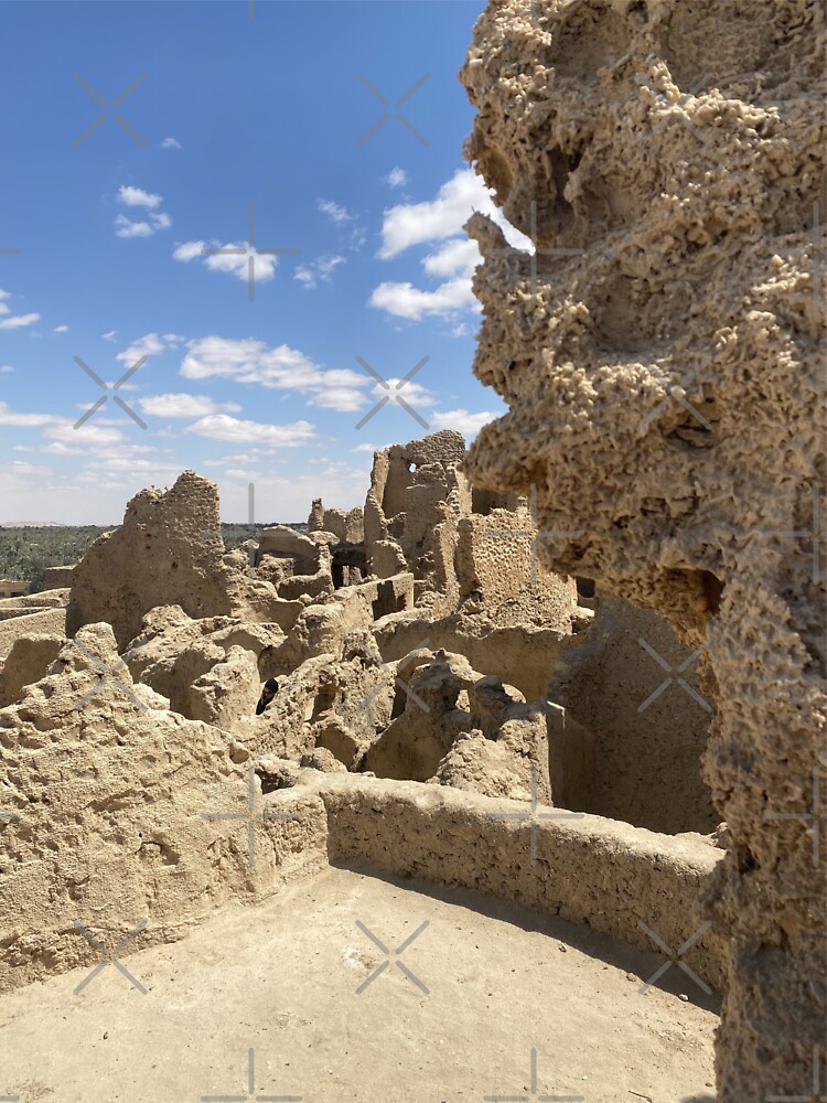 "Primitive architecture in Shali Castle in Siwa, Egypt" Sticker for ...