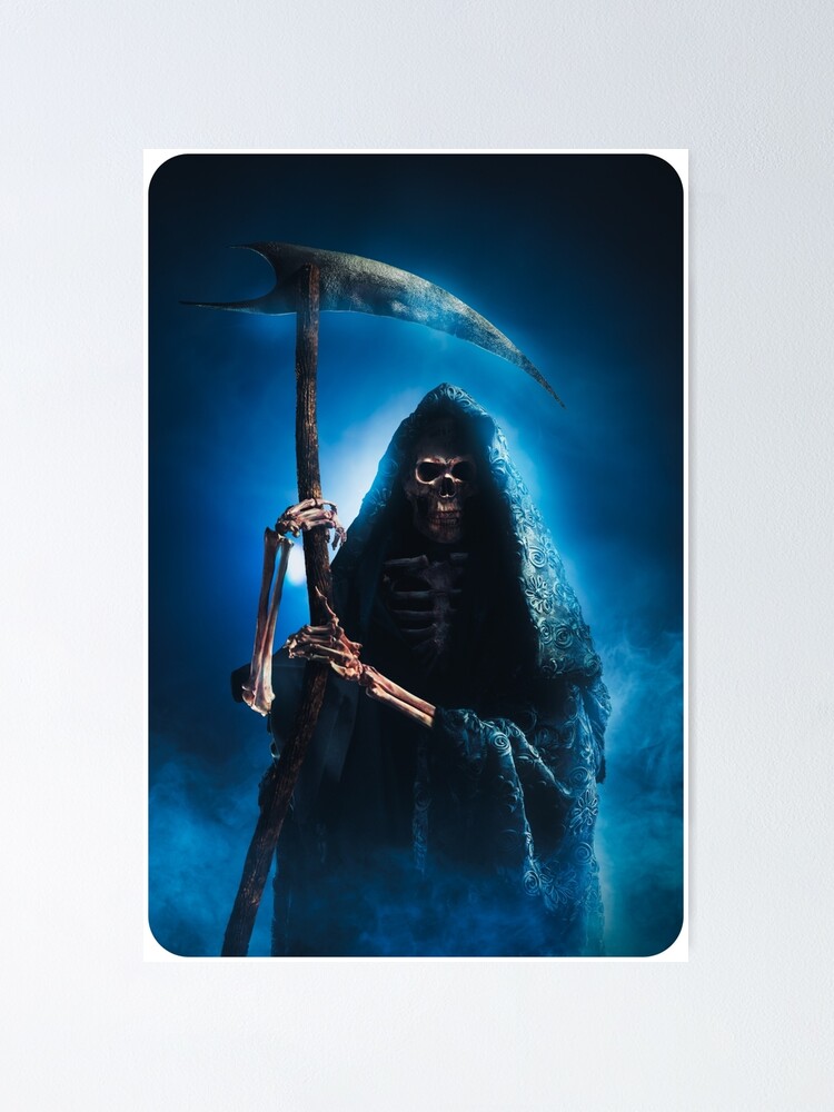 "deathly skeleton " Poster for Sale by aubstore | Redbubble