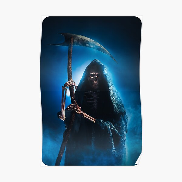 "deathly skeleton " Poster for Sale by aubstore | Redbubble