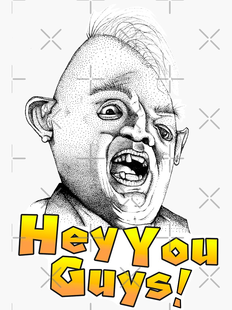 "Sloth-Hey You Guys!" Sticker for Sale by NateArtDesign | Redbubble
