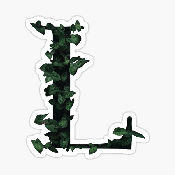 "Letter L" Sticker for Sale by Kalliannaa | Redbubble