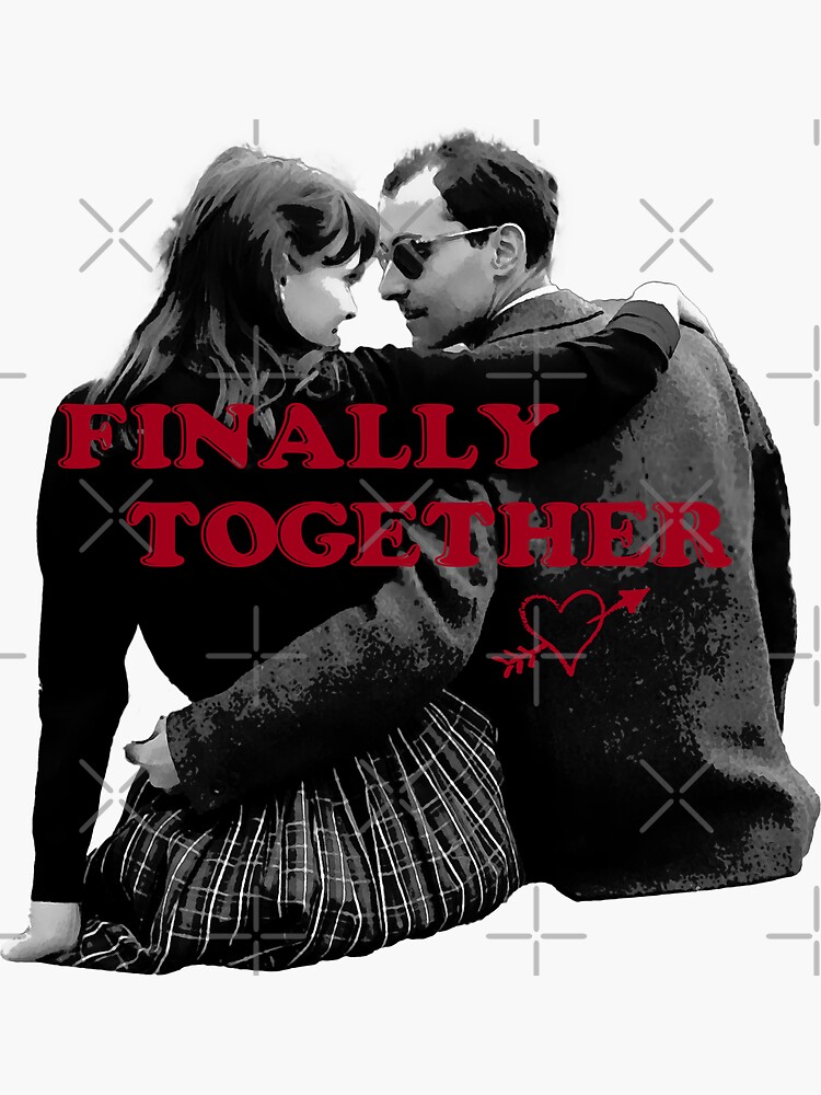 "Finally together" Sticker for Sale by AtomicDisco | Redbubble