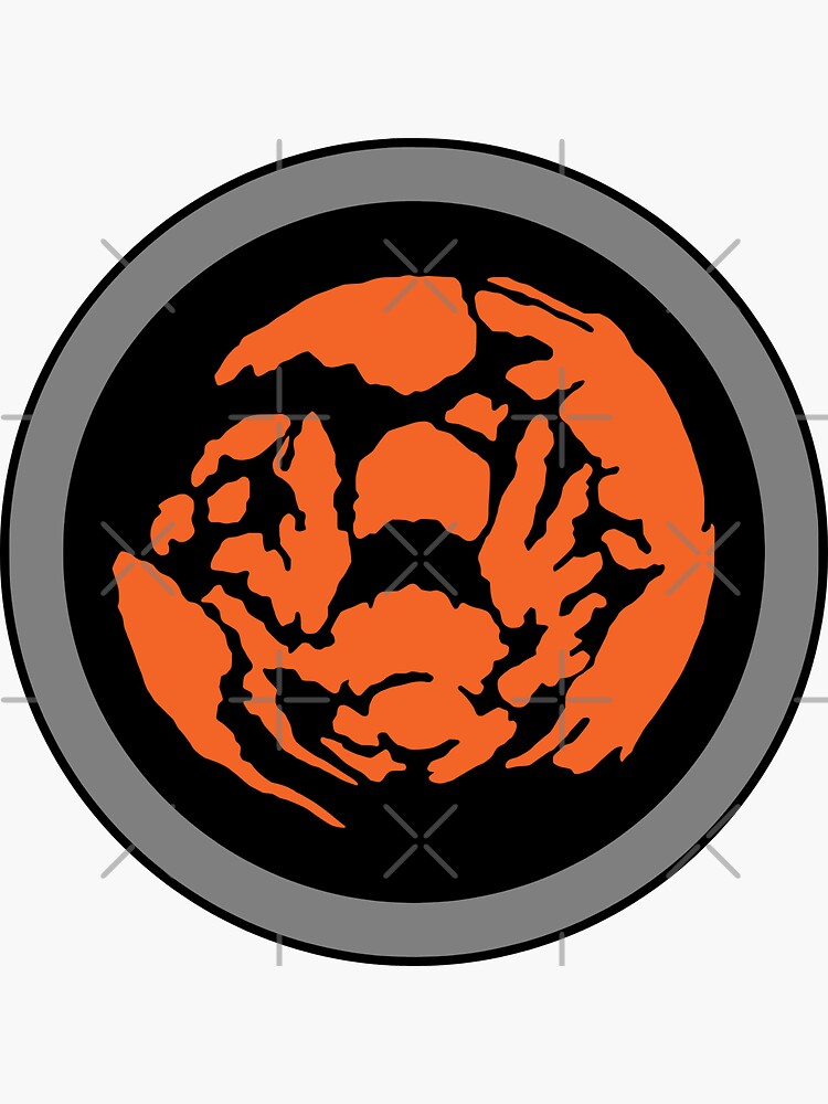"Sasori Orange" Sticker for Sale by NerdiousBrands | Redbubble