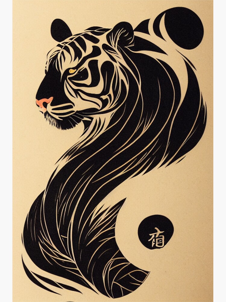 "Paper Tiger Chinese Zodiac Horoscope " Sticker for Sale by ...