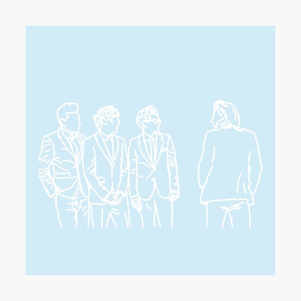 "One Direction Line Drawing" Photographic Print for Sale by beeh ...