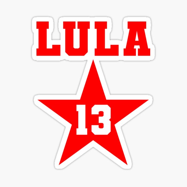 "Lula Para Presidente 2022, camisa do lula 13" Sticker for Sale by ...
