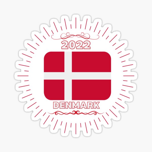 "World Cup Qatar 2022 Denmark " Sticker for Sale by Mr-socololo | Redbubble
