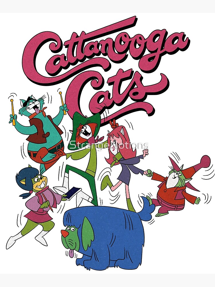 Poster « Hommage à Cattanooga Cats Cartoon Show des années 60/70 avec ...