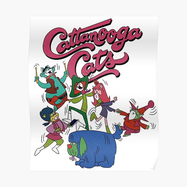 Poster « Hommage à Cattanooga Cats Cartoon Show des années 60/70 avec ...