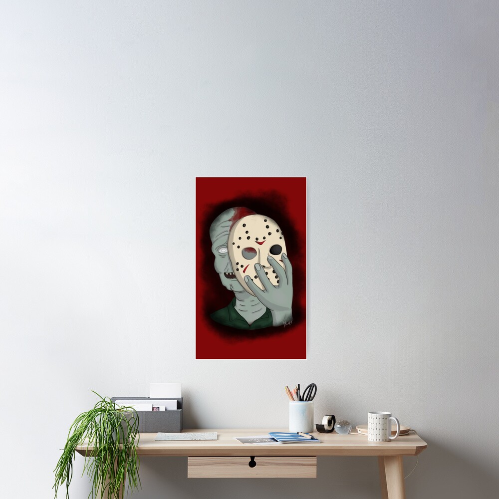"Jason face reveal" Poster by Shaps14 | Redbubble