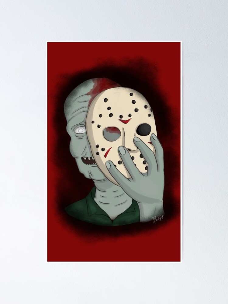"Jason face reveal" Poster by Shaps14 | Redbubble
