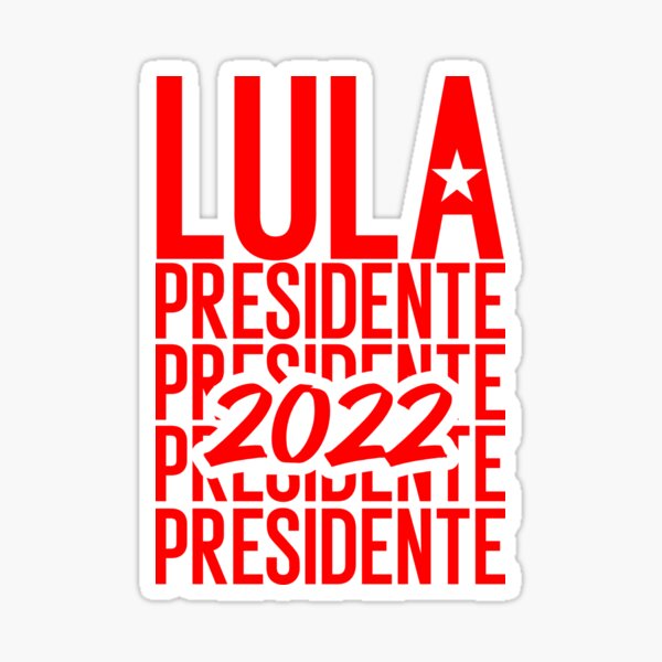"Lula Para Presidente 2022, Lula 22" Sticker for Sale by rachimariposa ...