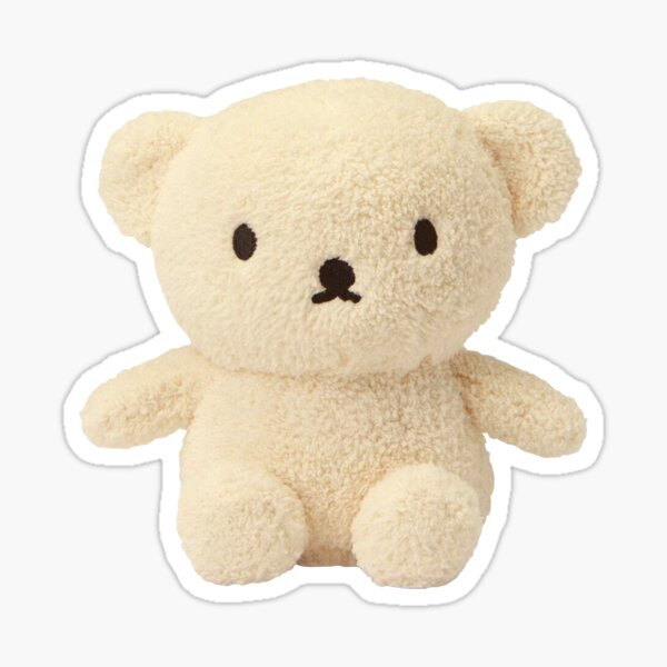 "white bear stuffie" Sticker for Sale by zommbunny | Redbubble