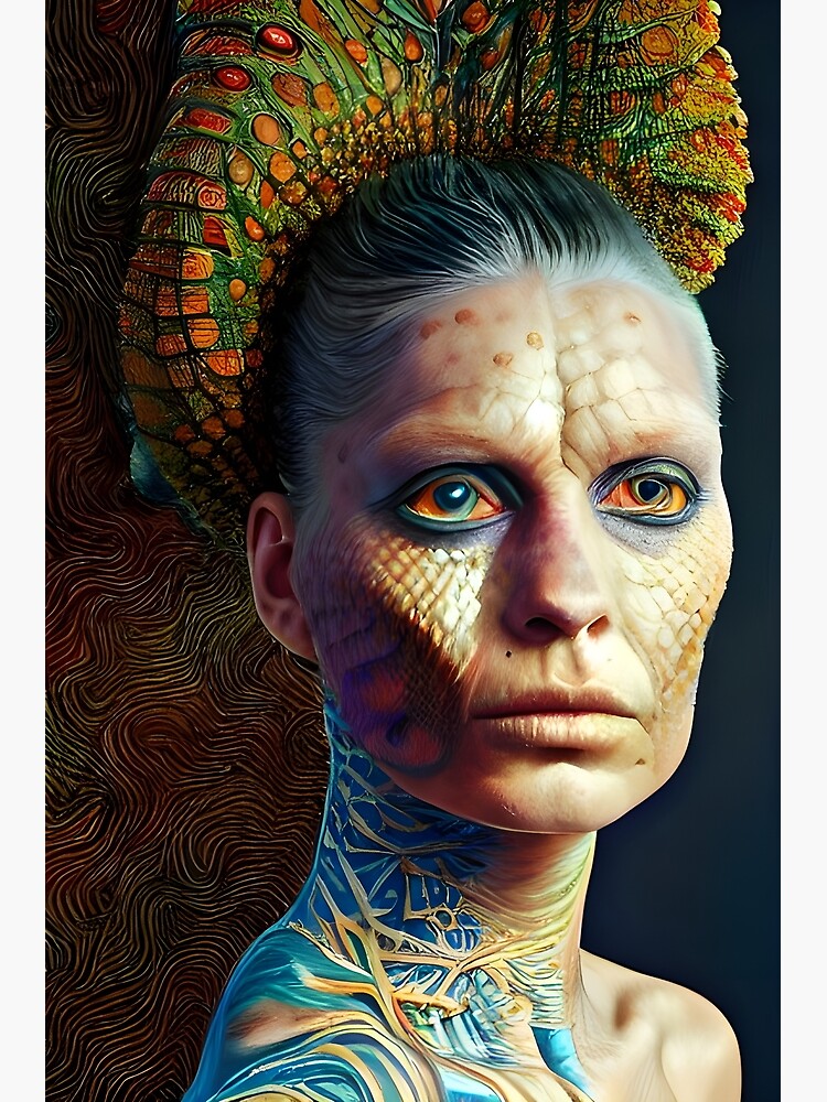 "The Lizard Queen" Poster for Sale by StevenBriggs | Redbubble