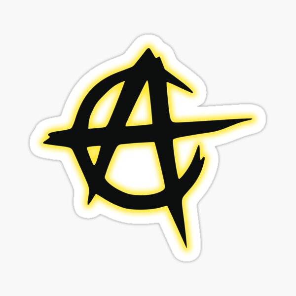 "Ancap Anarchy Capitalism Symbol flag" Sticker for Sale by ...