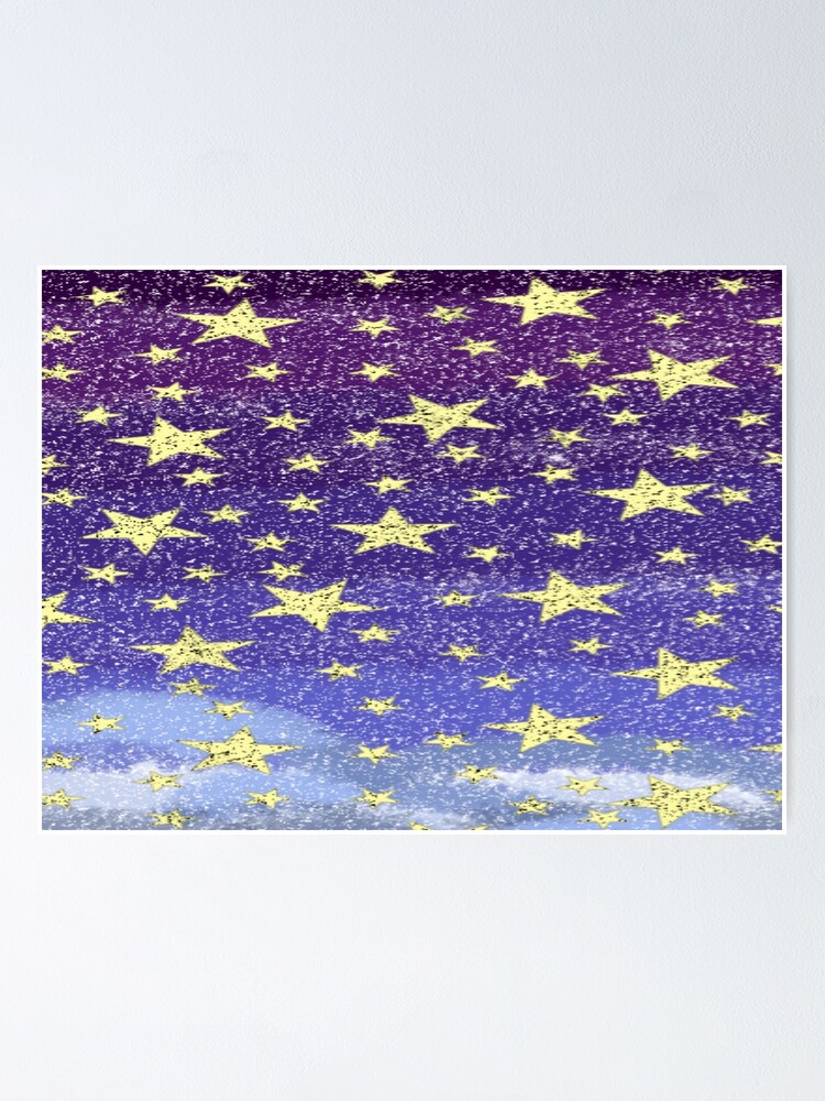 "Starry night" Poster for Sale by Crochetamommy | Redbubble