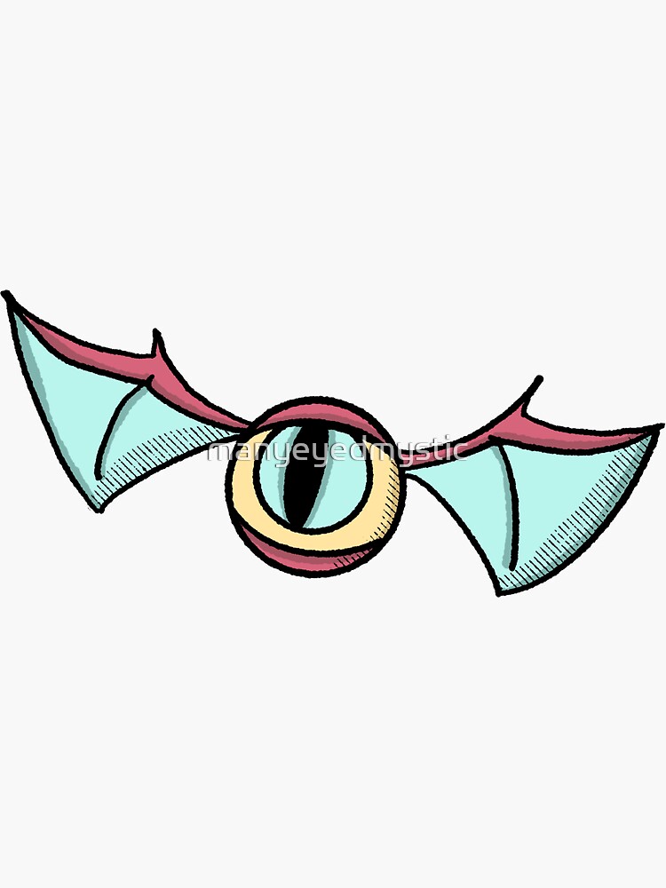 "Eye Bat" Sticker for Sale by manyeyedmystic | Redbubble